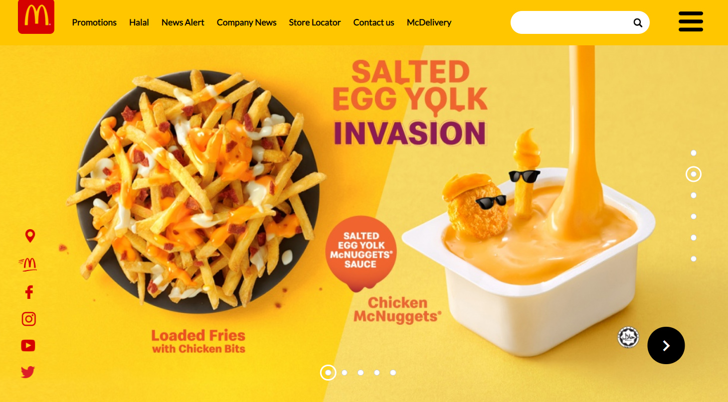 McDonald’s Malaysia New Salted Egg Yolk Loaded Fries and McNuggets Sauce
