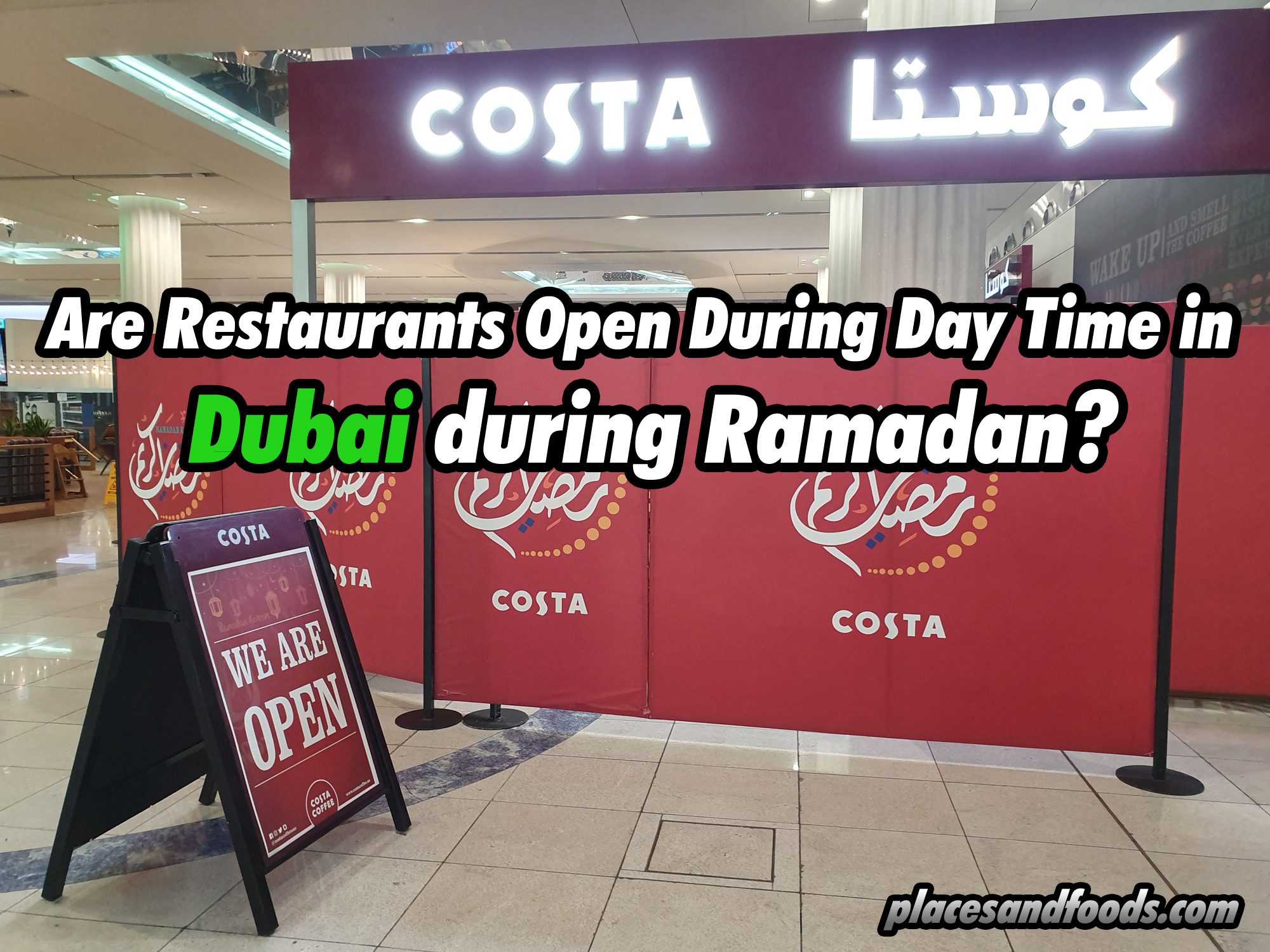 Are Restaurants Open During Day Time in Dubai during Ramadan