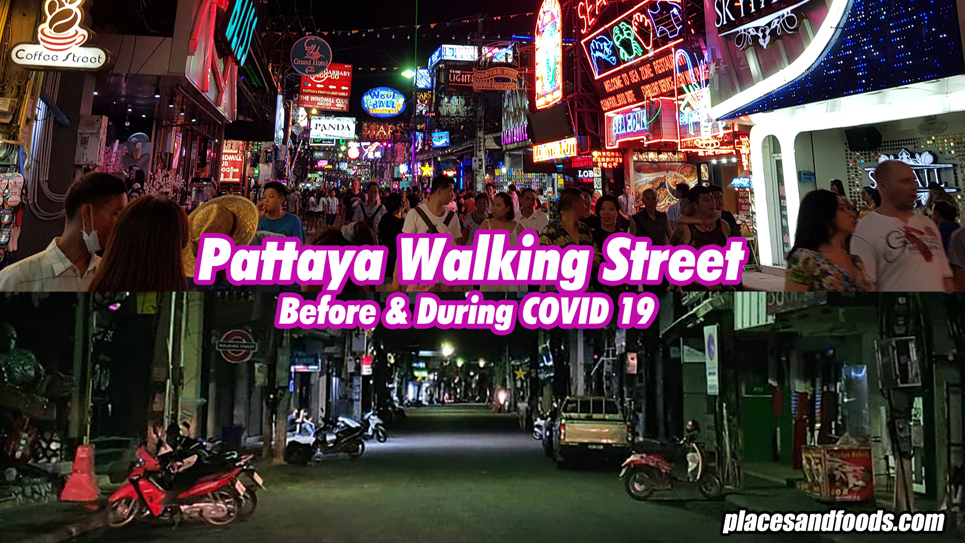 Pattaya Walking Street During COVID-19 on June 2020